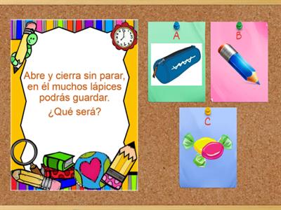 Útiles escolares - Recursos didácticos