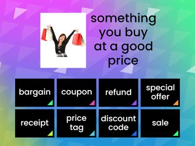 Shopping words - Учебные ресурсы