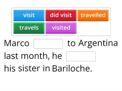 Past simple - Recursos didácticos