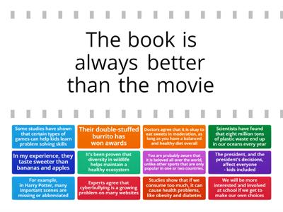 Claim counterclaim - Teaching resources