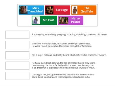 Character - Teaching resources