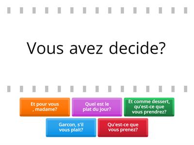 Restaurant - Teaching resources