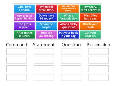 Exclamation - Teaching resources
