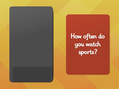 Simple present speaking cards - Teaching resources