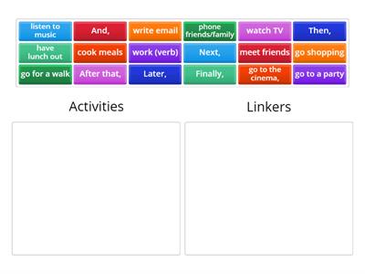 Linkers - Teaching resources