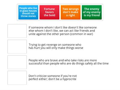 Proverbs - Teaching resources