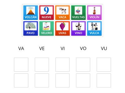 Lecturas con va ve vi vo vu - Recursos didácticos
