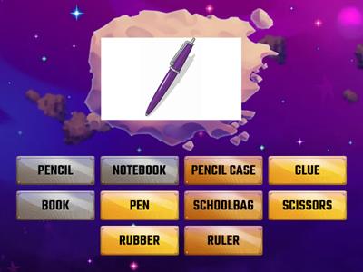 School objects Memory game - Recursos didácticos