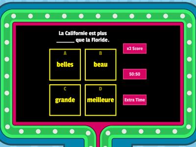 Accord des adjectifs - Teaching resources