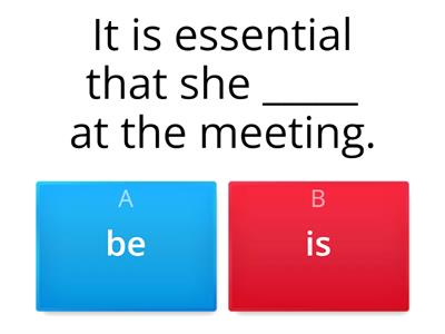 Subjunctive mood - Teaching resources