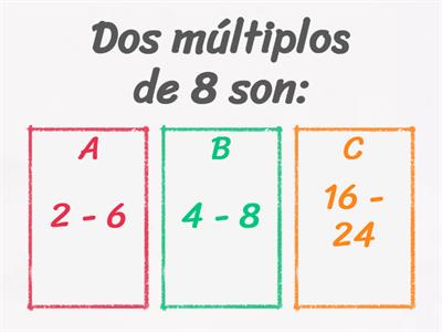 Multiplos de 3 - Recursos didácticos