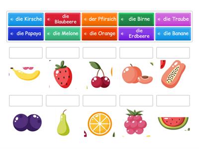 Obst - Unterrichtsmaterialien