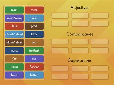 Speaking Adjectives Comparatives - Учебные ресурсы