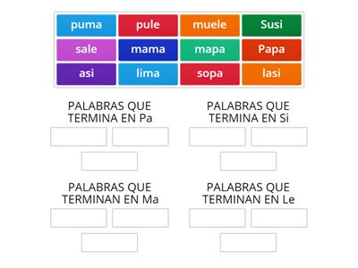 Palabras con m p s l - Recursos didácticos