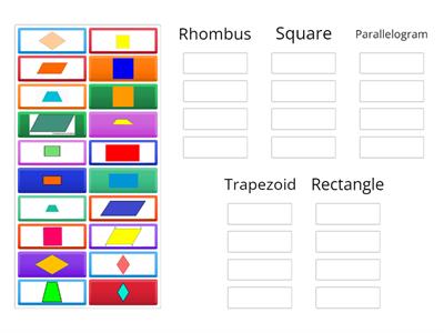 Quadrilaterals - Teaching resources