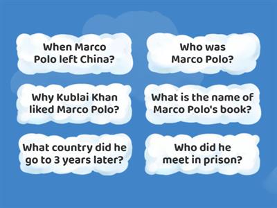 Marco polo - Teaching resources