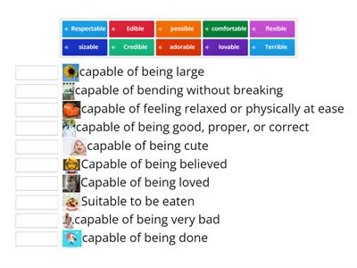 Able ible - Teaching resources