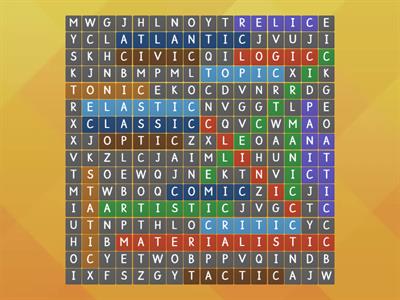 Suffix ic games - Teaching resources