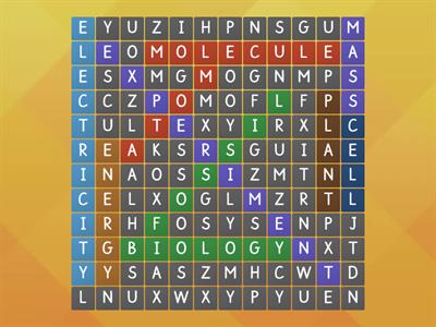 Science Wordsearch elements - Teaching resources