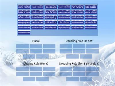 Doubling suffix rule games - Teaching resources