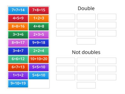 Maths Doubles - Teaching resources