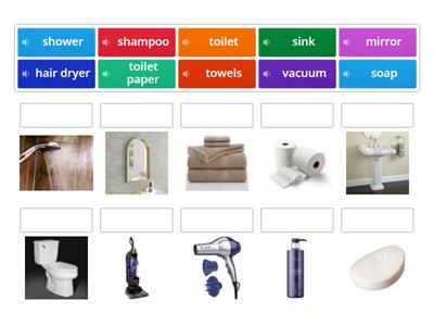 Vocabulary Bathroom - Teaching resources