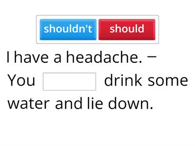 Should shouldnt - Teaching resources