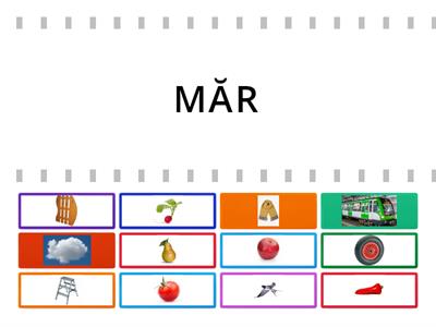 Asociere cuvânt imagine - Resurse didactice