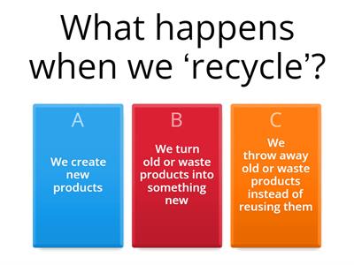 Recycling - Teaching resources