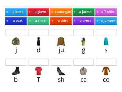 Shopping Clothes - Teaching resources