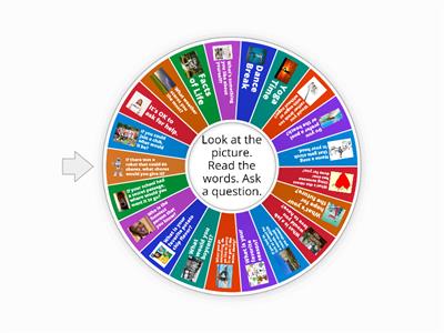 Conversation wheel - Teaching resources