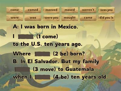 Verbs Past simple - Recursos didácticos