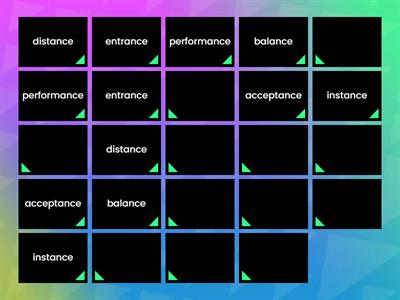 Ance ence - Teaching resources