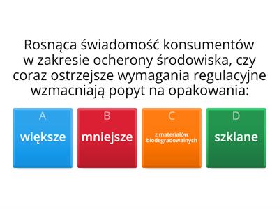 Opakowania - Materiały dydaktyczne