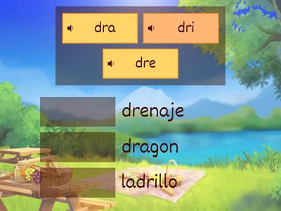 Sillaba dra dre dri dro dru - Recursos didácticos