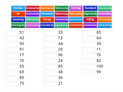 Getallen - Leermiddelen
