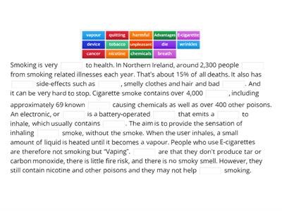 Smoking - Teaching resources