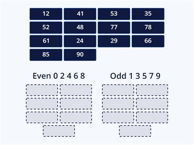 Odd and even - Teaching resources