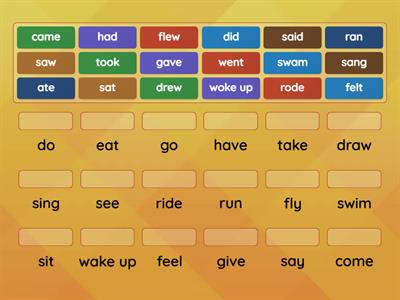 Irregular verbs 3 forms - Teaching resources