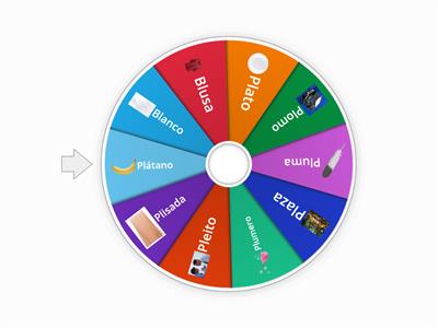 Palabras con l ruleta - Recursos didácticos