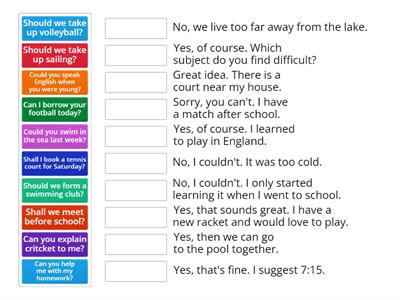 Verbs Modal - Materiały dydaktyczne