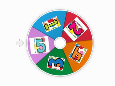 Ruleta de numeros de 1 al 3 - Recursos didácticos