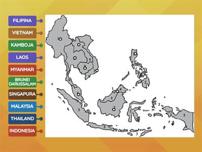 Peta buta asia - Sumber daya pengajaran