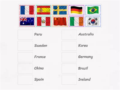 Countries flags - Teaching resources