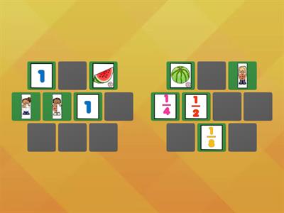 Fracciones Medios cuartos y octavos - Recursos didácticos