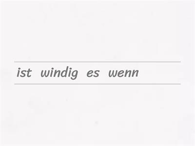 Wenn - Teaching resources