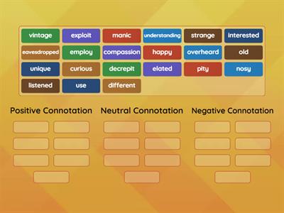 Connotation - Teaching resources