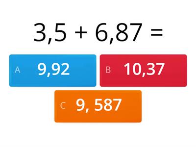 Sumasrestas y multiplicaciones de decimales - Recursos didácticos