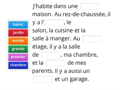 Ma maison - Teaching resources