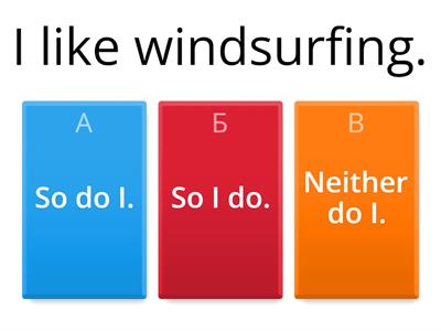 So do i neither do i - Учебные ресурсы